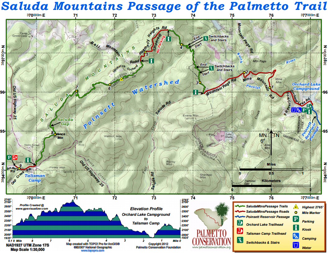 Saluda Mountains Passage - The Palmetto Trails